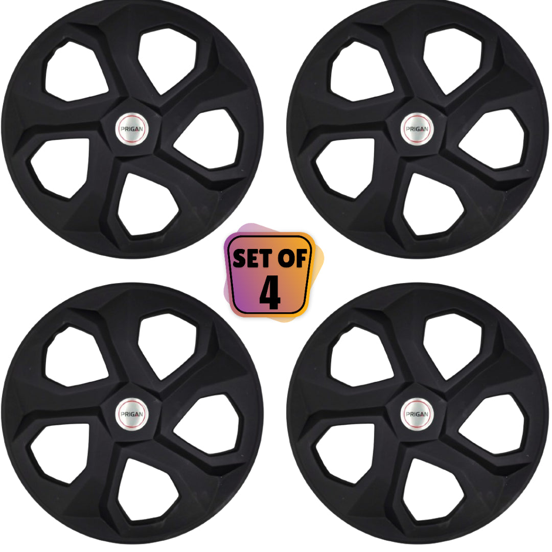 PRIGAN BREZZA 16 INCH TYPE 2 BLACK WHEEL COVER (Set of 4) AVAILABLE IN ...