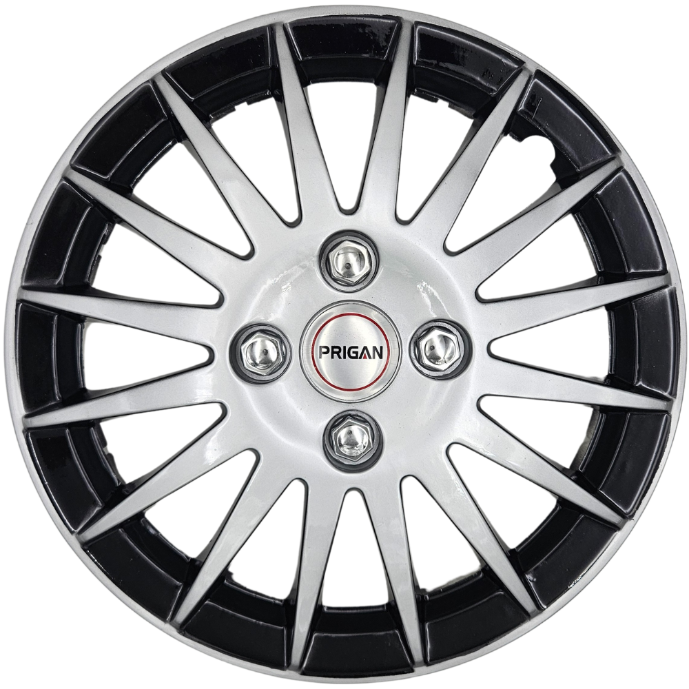 PRIGAN CAMRY BLACK SILVER WHEEL COVER (Set of 4) AVAILABLE IN 12,13,14 ...